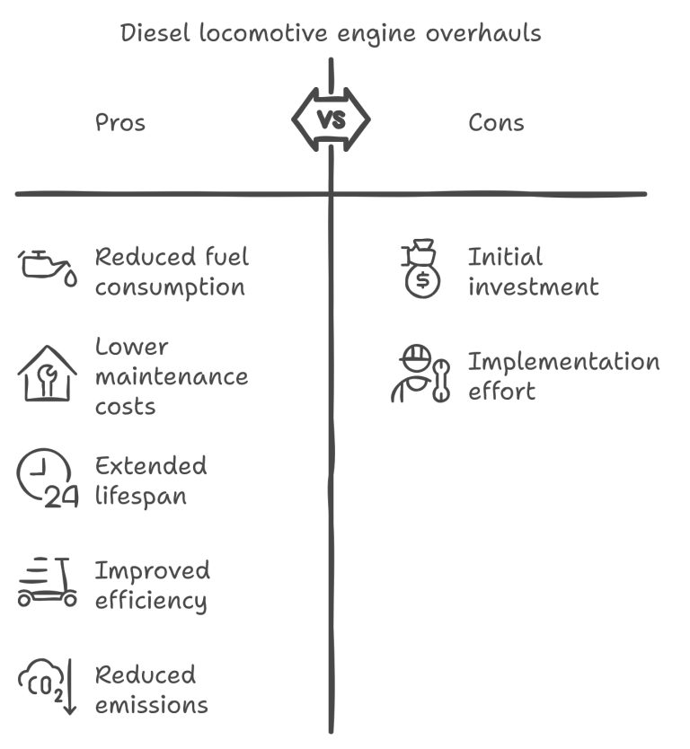 Why Locomotive Engine Overhaul Best Practices Matter for Efficiency