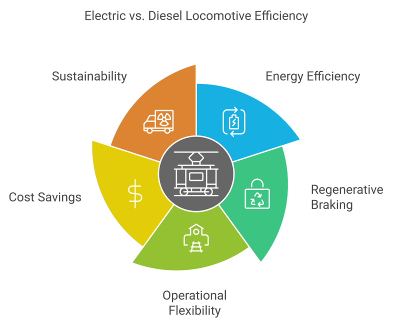 Electric Vs Diesel Locomotives: Energy Efficiency Face-Off
