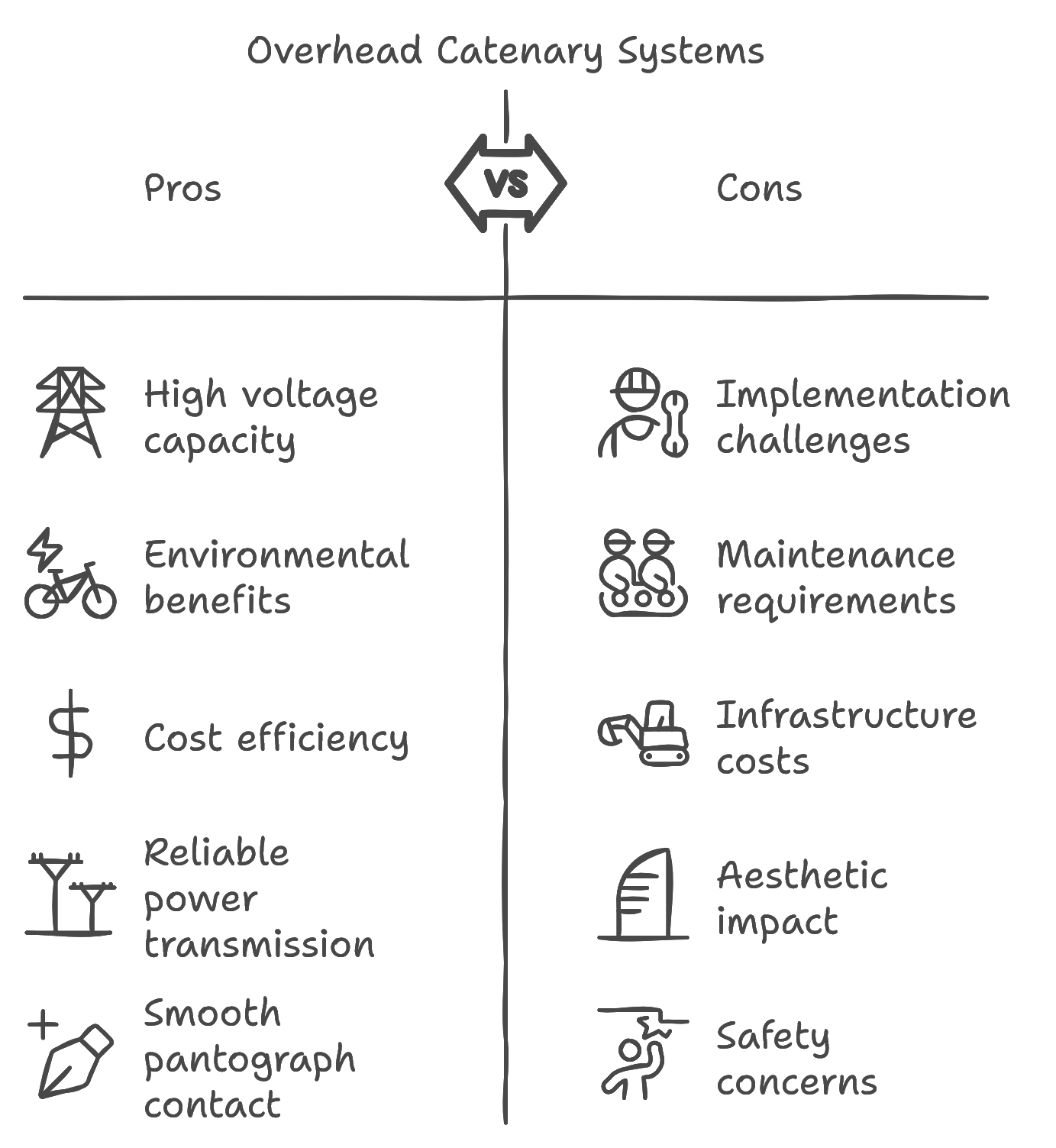 Why Are Overhead Catenary Systems Essential for Electric Trains?