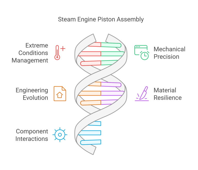 Discover the Amazing Complexity of Steam Engine Piston Parts