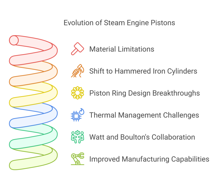 Discover the Amazing Complexity of Steam Engine Piston Parts