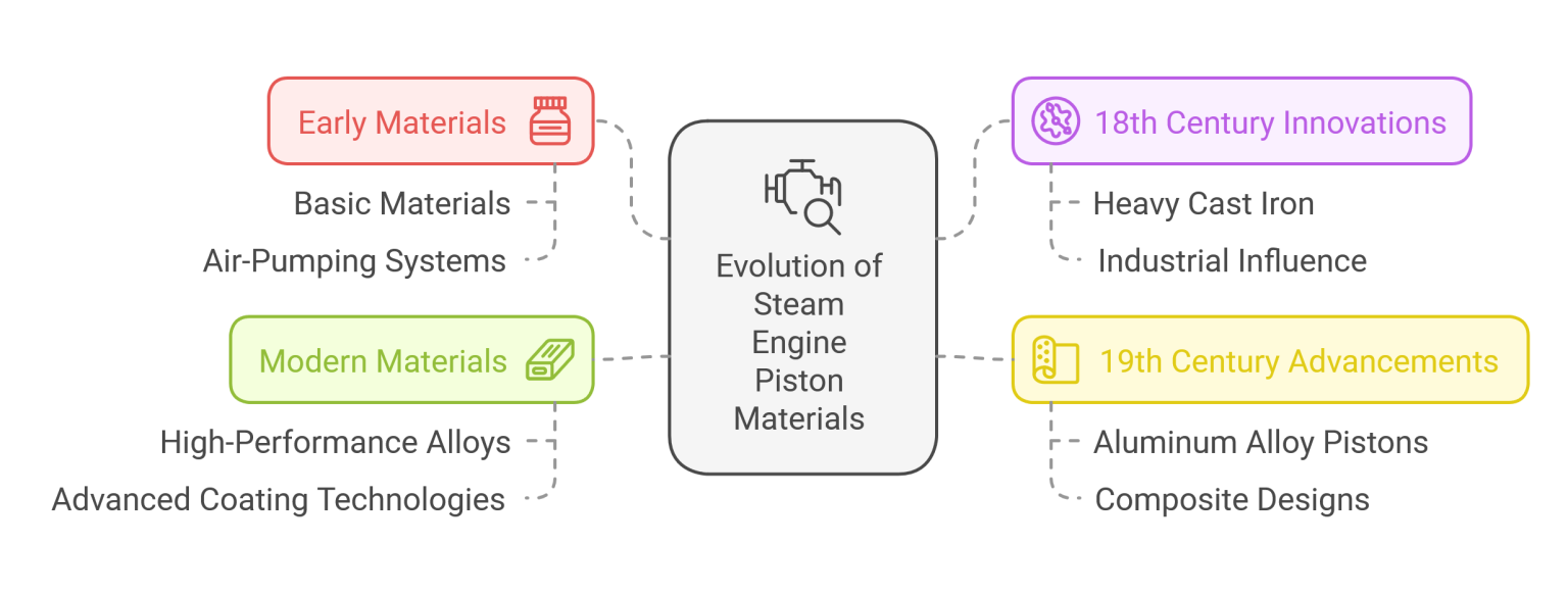 Discover the Amazing Complexity of Steam Engine Piston Parts