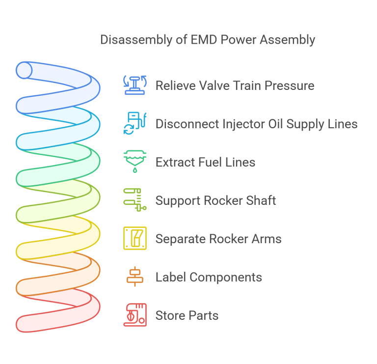How to Properly Overhaul EMD Power Assemblies