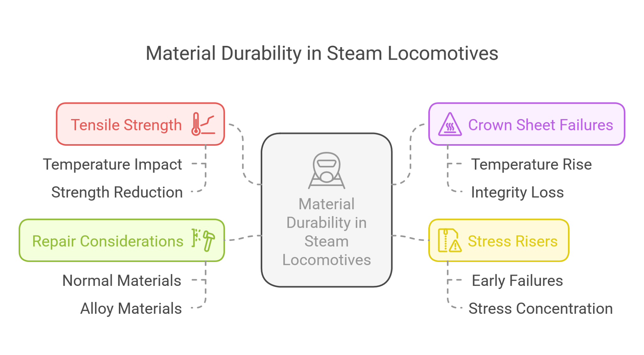 What Causes Steam Locomotive Engine Frame Fatigue Failures?