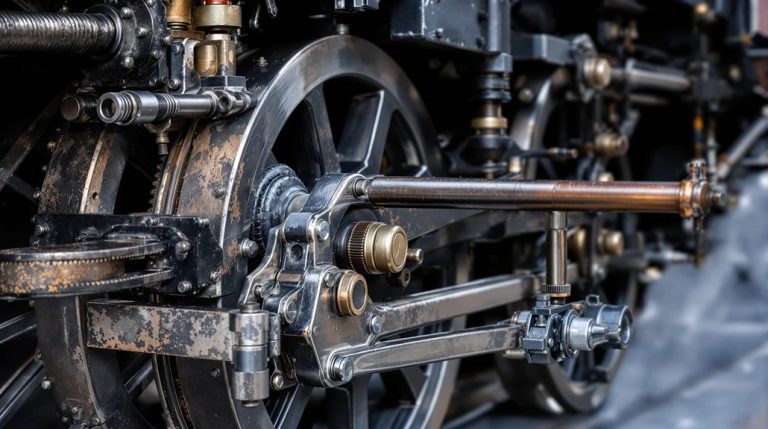 Steam Locomotive Drive Mechanism Components Explained