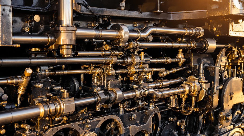 Steam Locomotive Drive Mechanism Components Explained